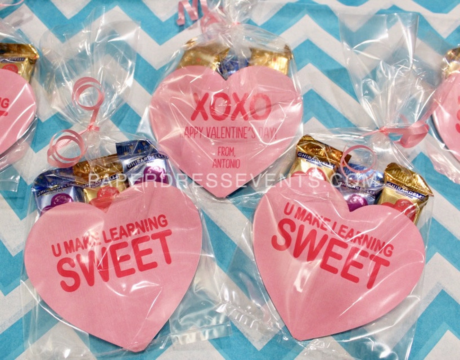 Teacher Gift - U MAKE LEARNING SWEET - Chocolate Gift Valentine's Day ...