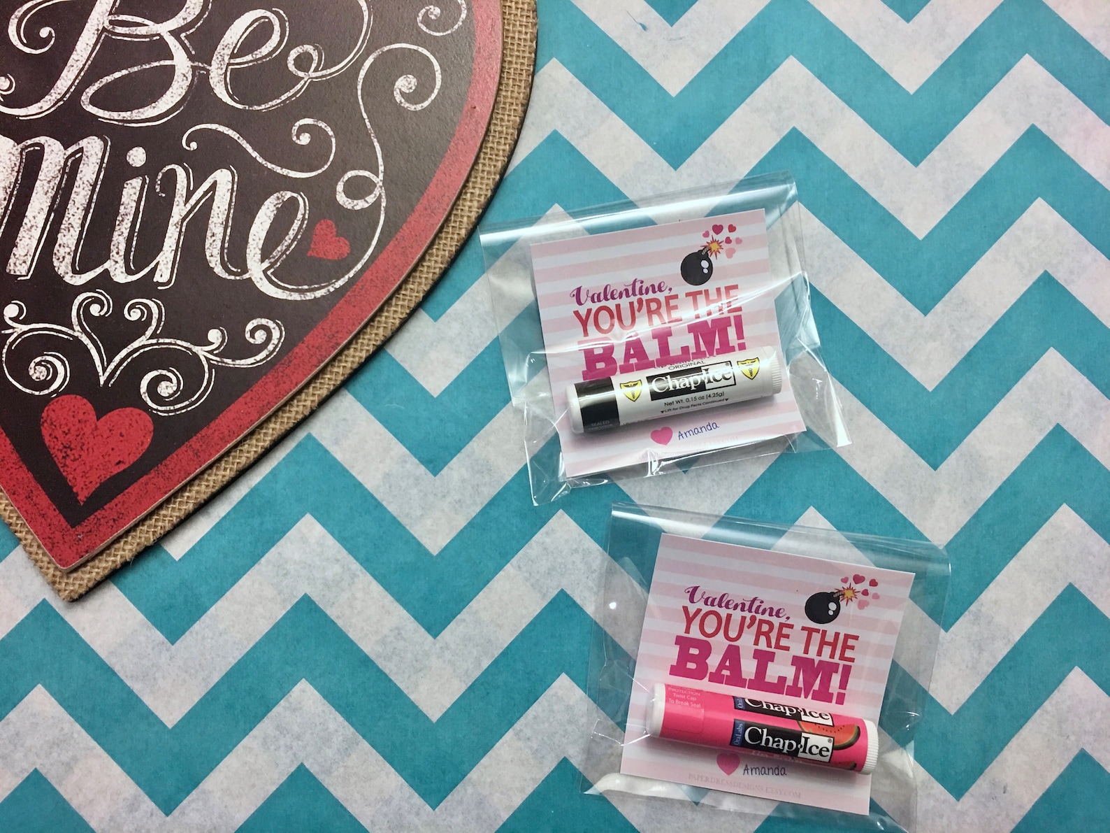 You're the Balm Personalized Valentine Printable PDF - Etsy