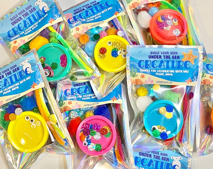 Set of 16 - Build Your Own Under the Sea Creature - Birthday Classroom ...