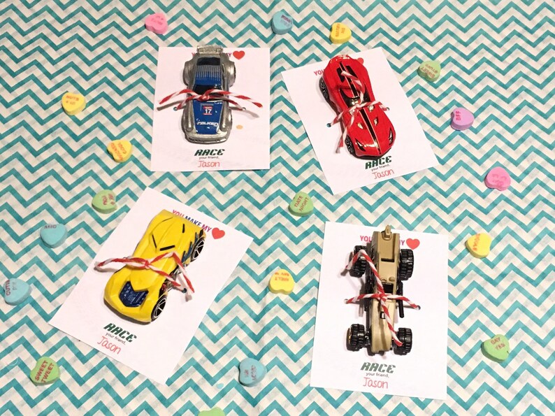 INSTANT Download You Make My Heart Race Valentine Race Car - Etsy