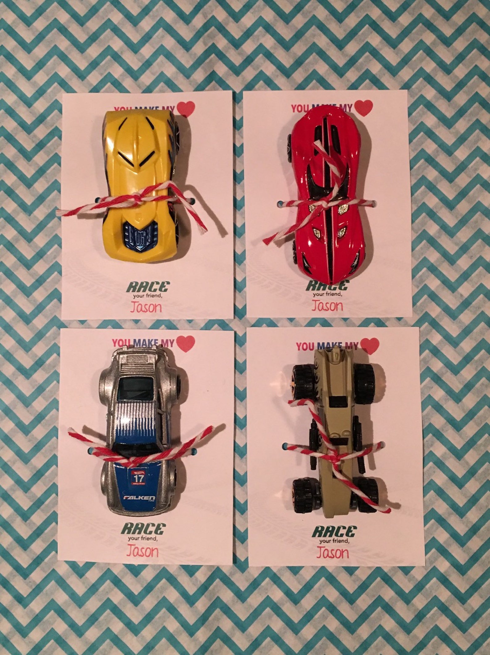 INSTANT Download You Make My Heart Race Valentine Race Car - Etsy