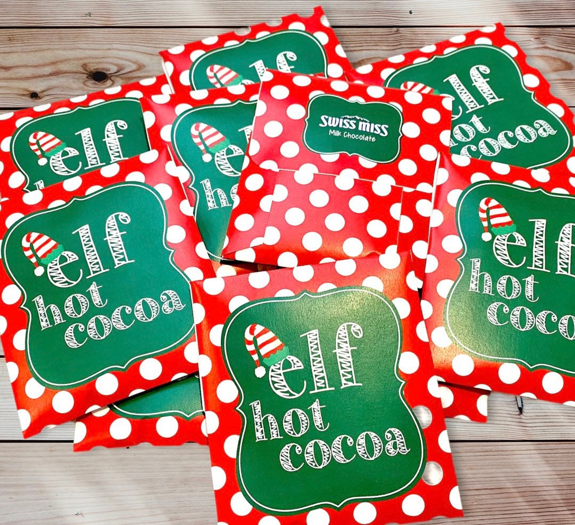 Elf Hot Cocoa Hot Chocolate Individually Wrapped - Etsy