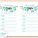 INSTANT Download - Baby Shower Clothesline Word Scramble Game - Pink ...