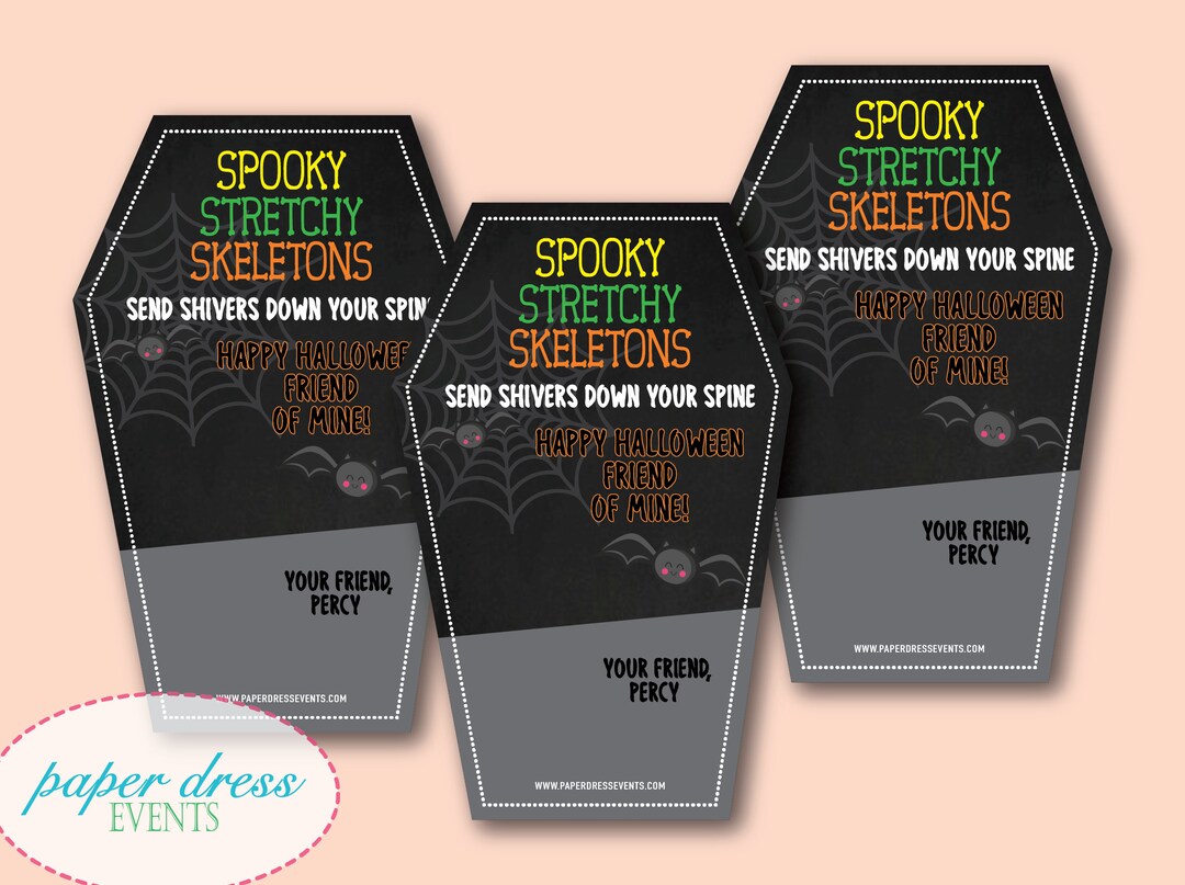Spooky Stretchy Skeleton Send Shivers Down Your Spine Personalized ...