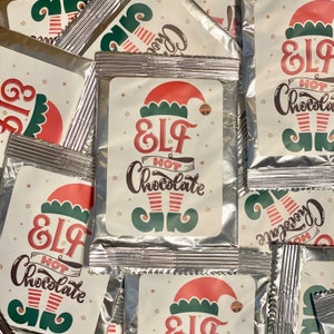 Elf Hot Cocoa - Hot Chocolate - Individually Wrapped - Christmas Elf ...