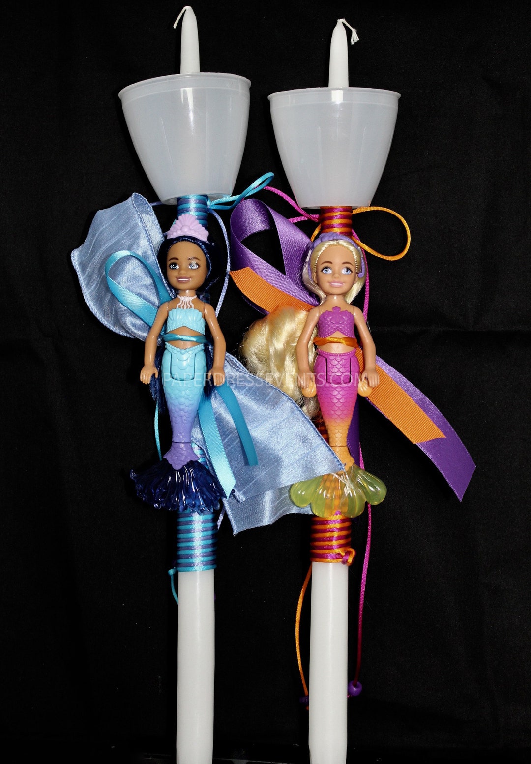 Barbie Mini Mermaid Doll Greek Orthodox Easter Pasxa Candle Lambada - Etsy