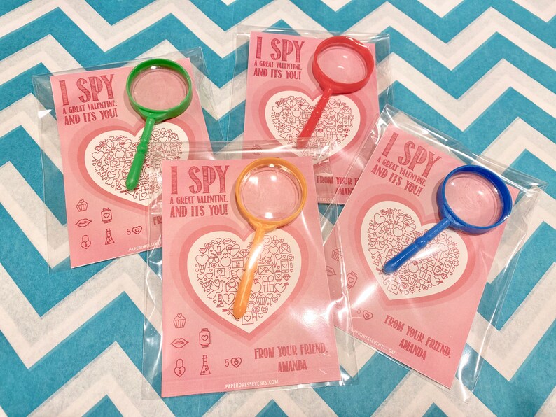 INSTANT Download - I Spy A Great Valentine - Classroom Valentine's ...