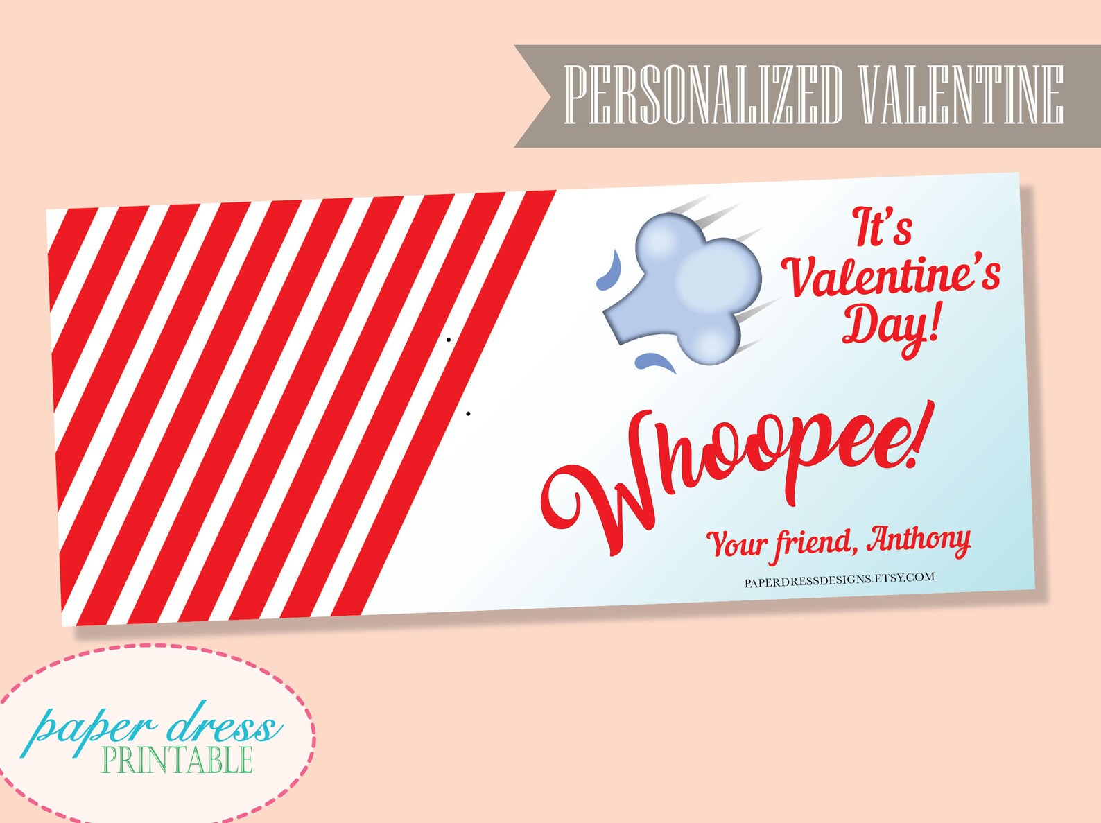 Whoopee Its Valentines Day Kids Valentine Whoopee Cushion - Etsy