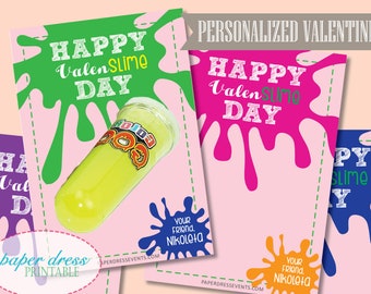 Happy Valenslime Day Printable - Etsy