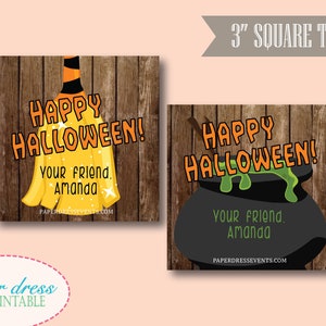 Set of 24 - Happy Halloween Pencil Classroom Treats Favors Personalized ...