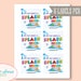 Set of 12 - Summer Splash Water Balloon Favor Tags Stickers Labels - Etsy