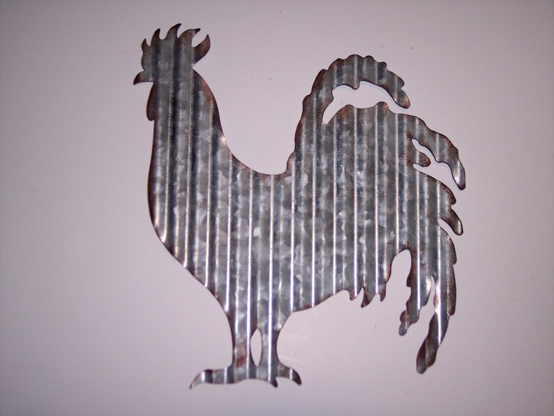 Corrugated Tin Pig Wall Art Tin Farm Animals Metal Wall Art - Etsy