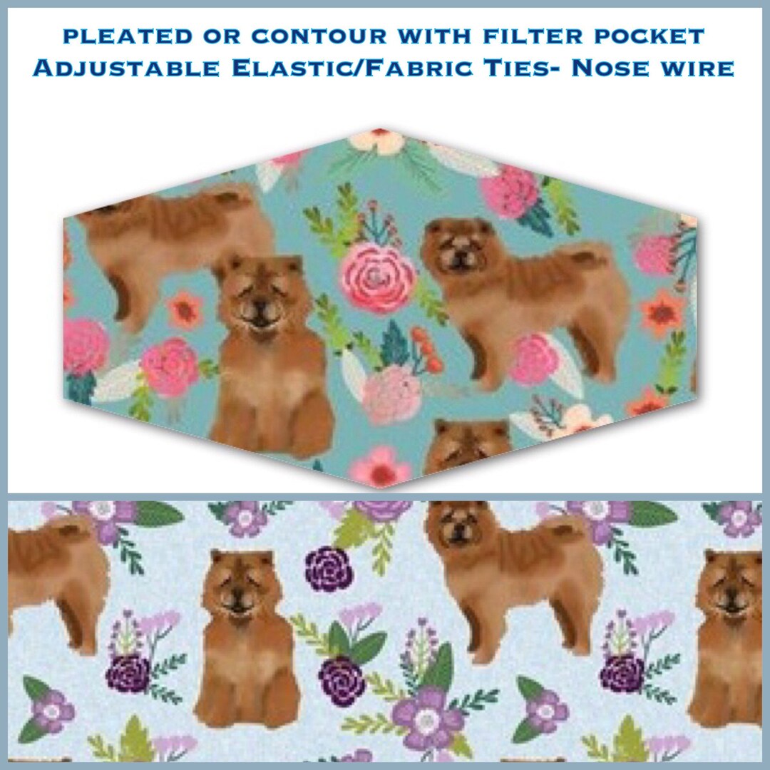 Chow Chow Mask Several Styles & Options - Etsy