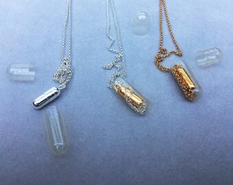 Capsule Necklace | Etsy