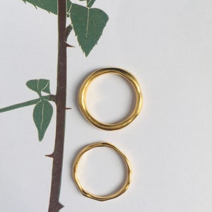 Wobbly Band Ring Perfectly Imperfect Organic Wax Carved - Etsy UK