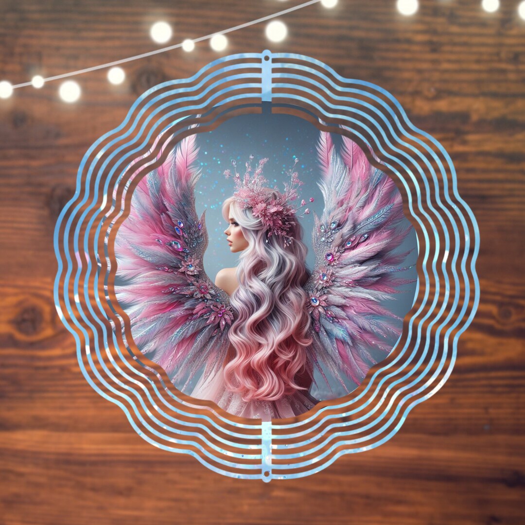 Angel Wind Spinner, Ethereal Wind Spinner, Gardener Gift, Porch & Patio ...