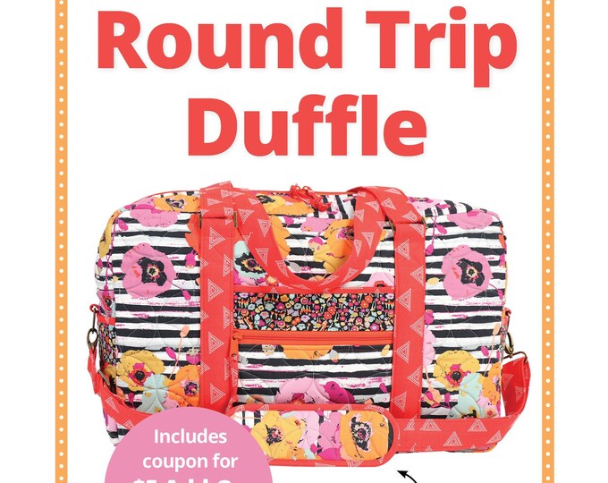 Round Trip Duffle Pattern | by Annie PBA267 | Finished Size 12”H X 19-1 ...