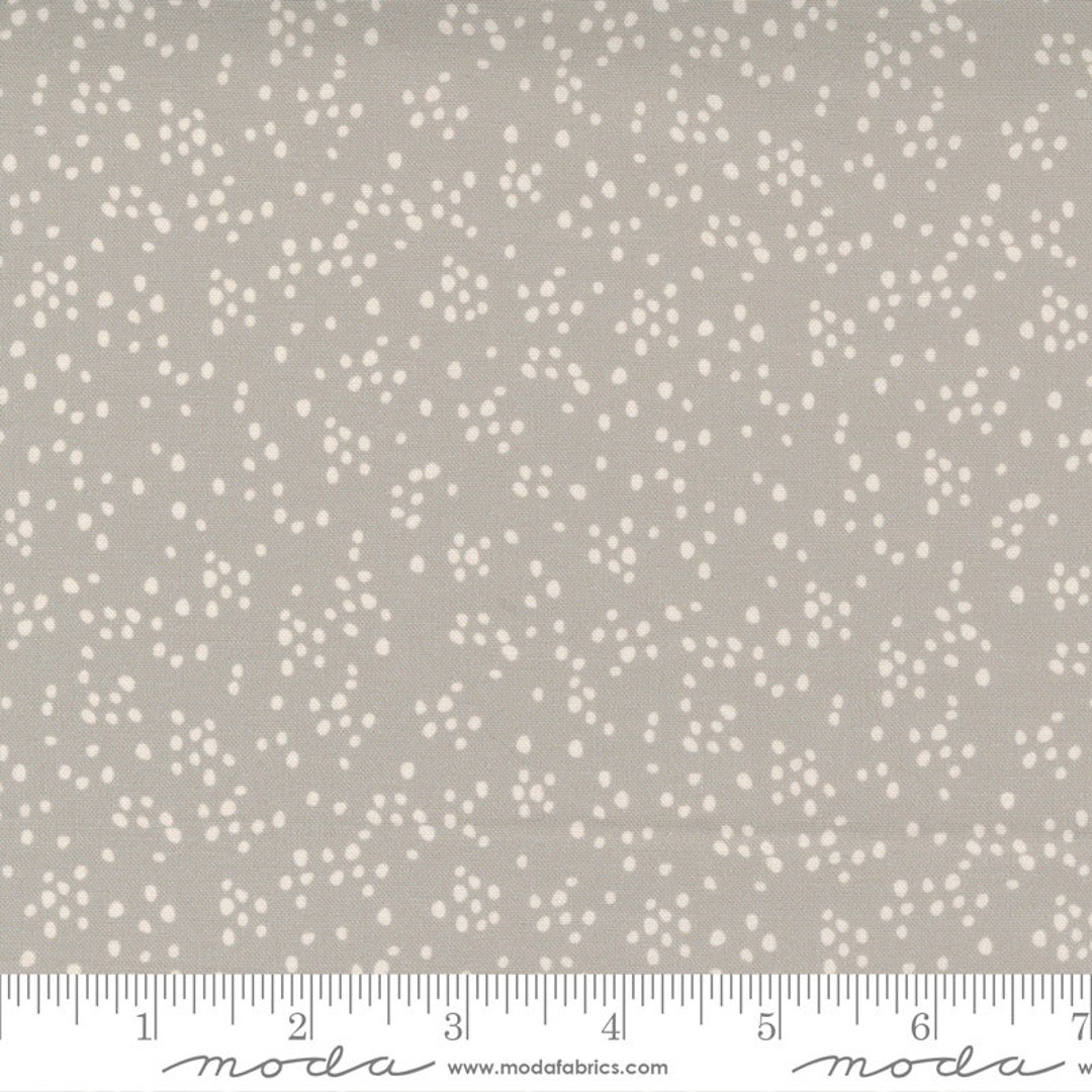 Pebble Dots in Flint Through the Woods by Sweetfire Road Moda Fabrics ...