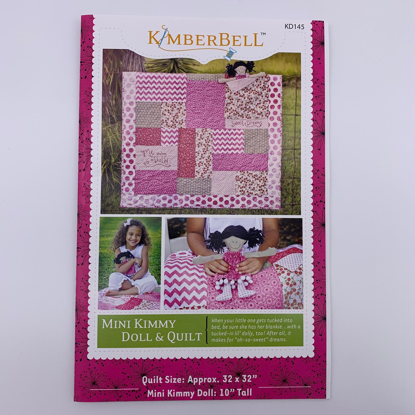 Mini Kimmy Doll & Quilt Pattern Kimberbell KD145 Finished | Etsy