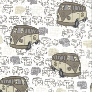Vw bus fabric | Etsy