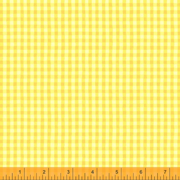 Yellow Plaid Fabric - Etsy