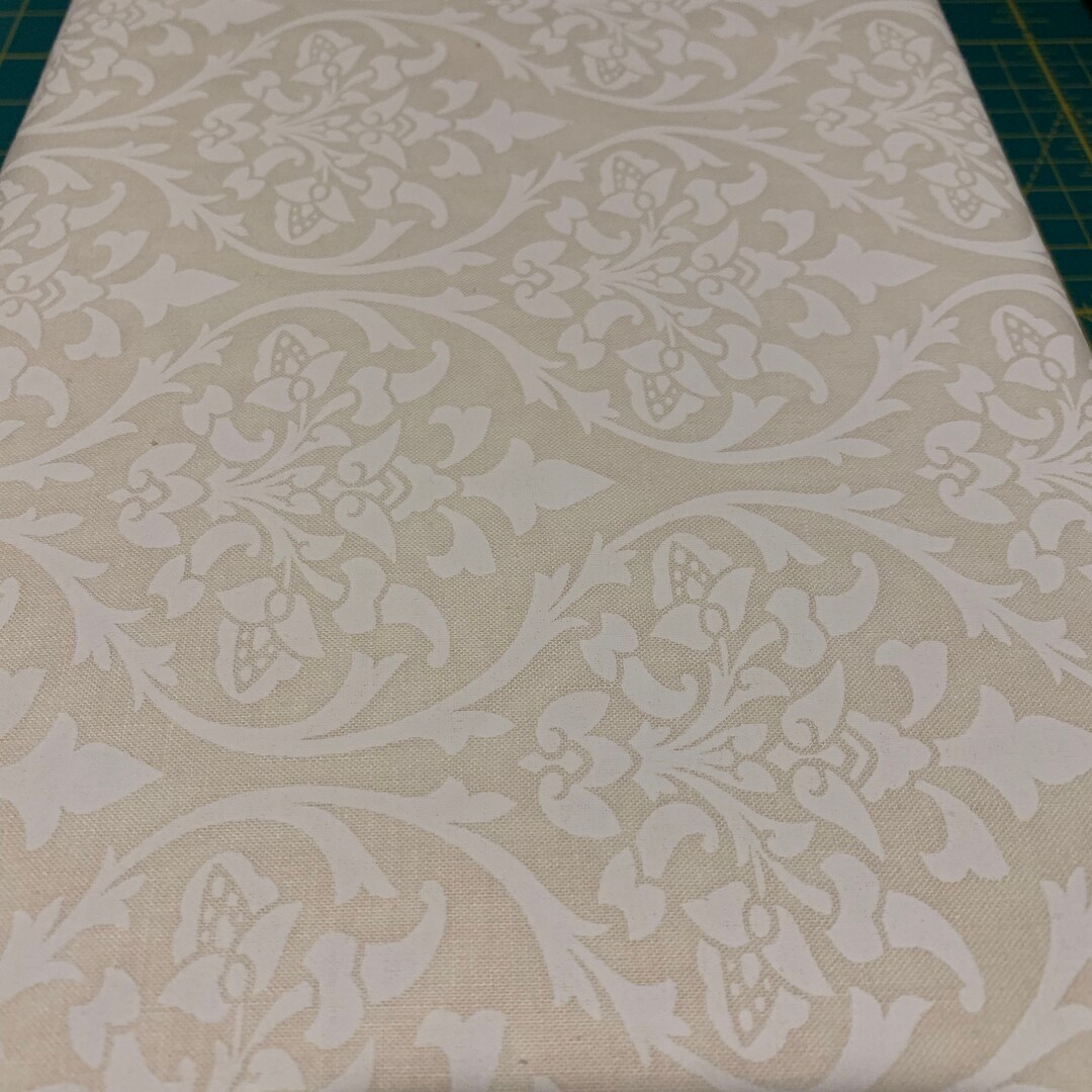 Damask in Cream | Muslin Mates for Moda Fabrics 9936-12 | 100% Cotton ...
