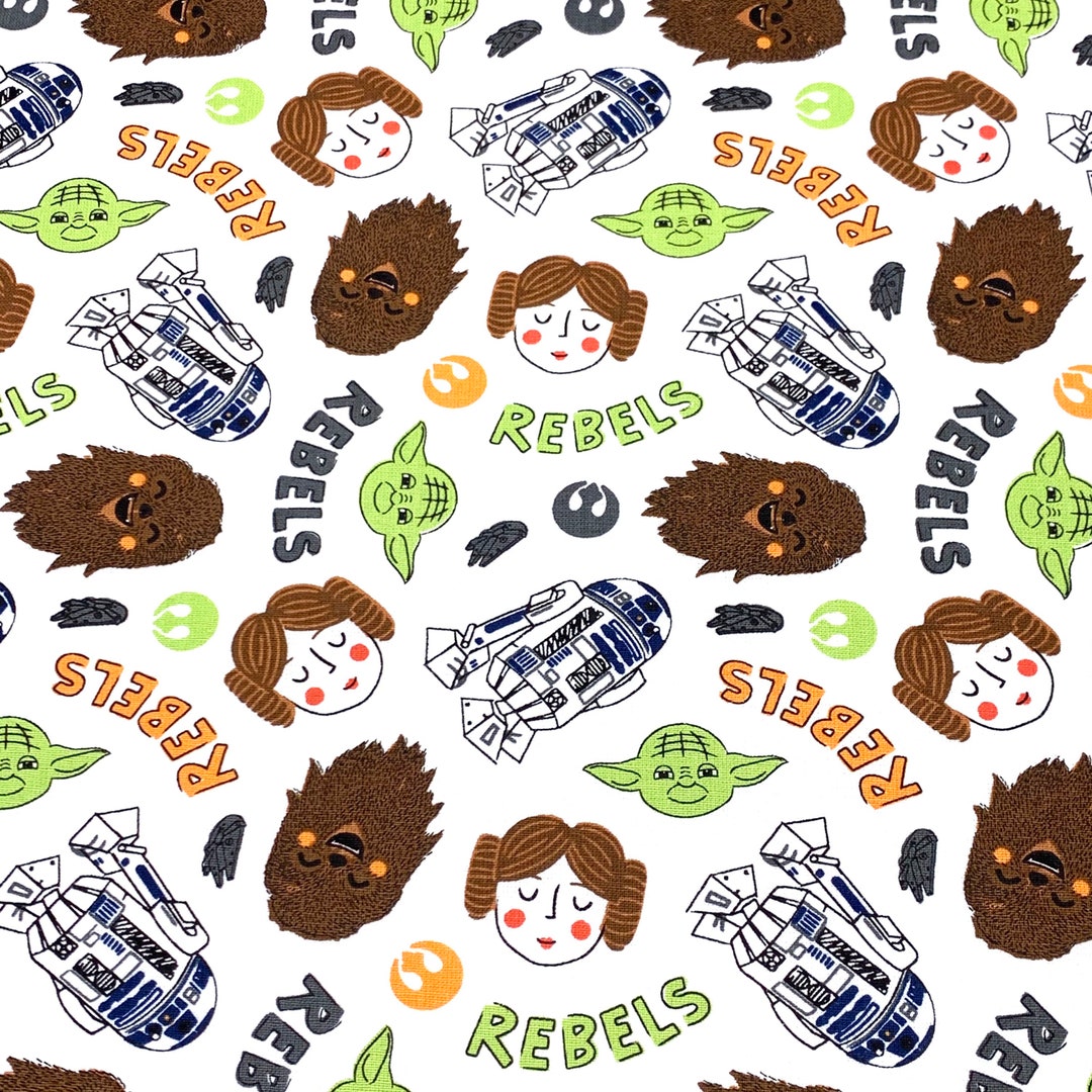 Star Wars Rebels on White | Star Wars by Camelot Fabrics 73010702-1 ...