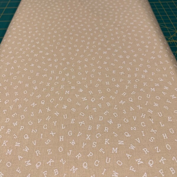 Alphabet Fabric - Etsy