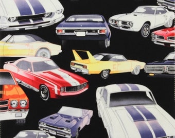 Muscle Car Fabric | Etsy