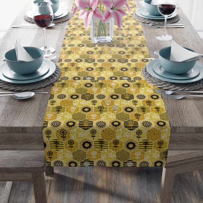 Honeycomb Table Runner - Etsy