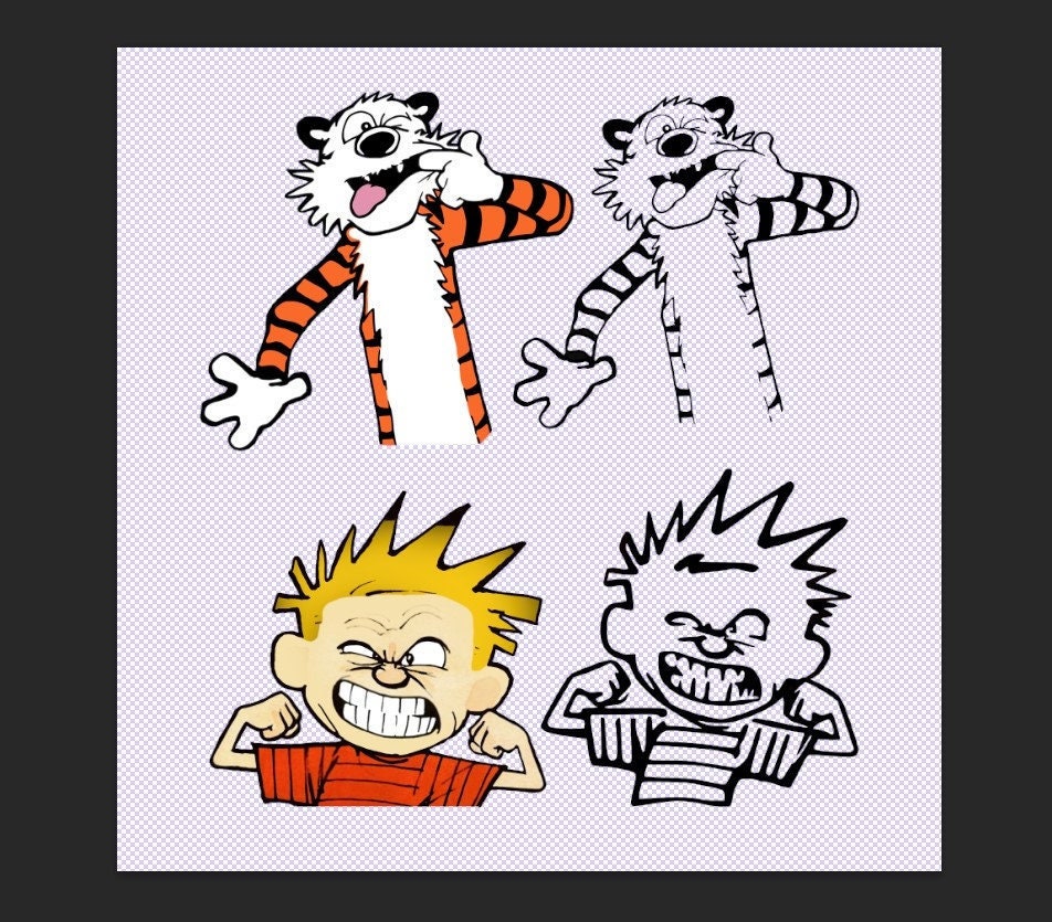 How To Draw Calvin From Calvin And Hobbes Step By Step