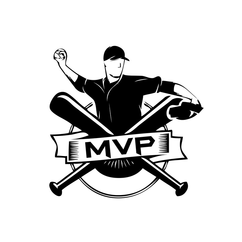MVP Baseball Player Svg Home Plate Svg Digital Download - Etsy