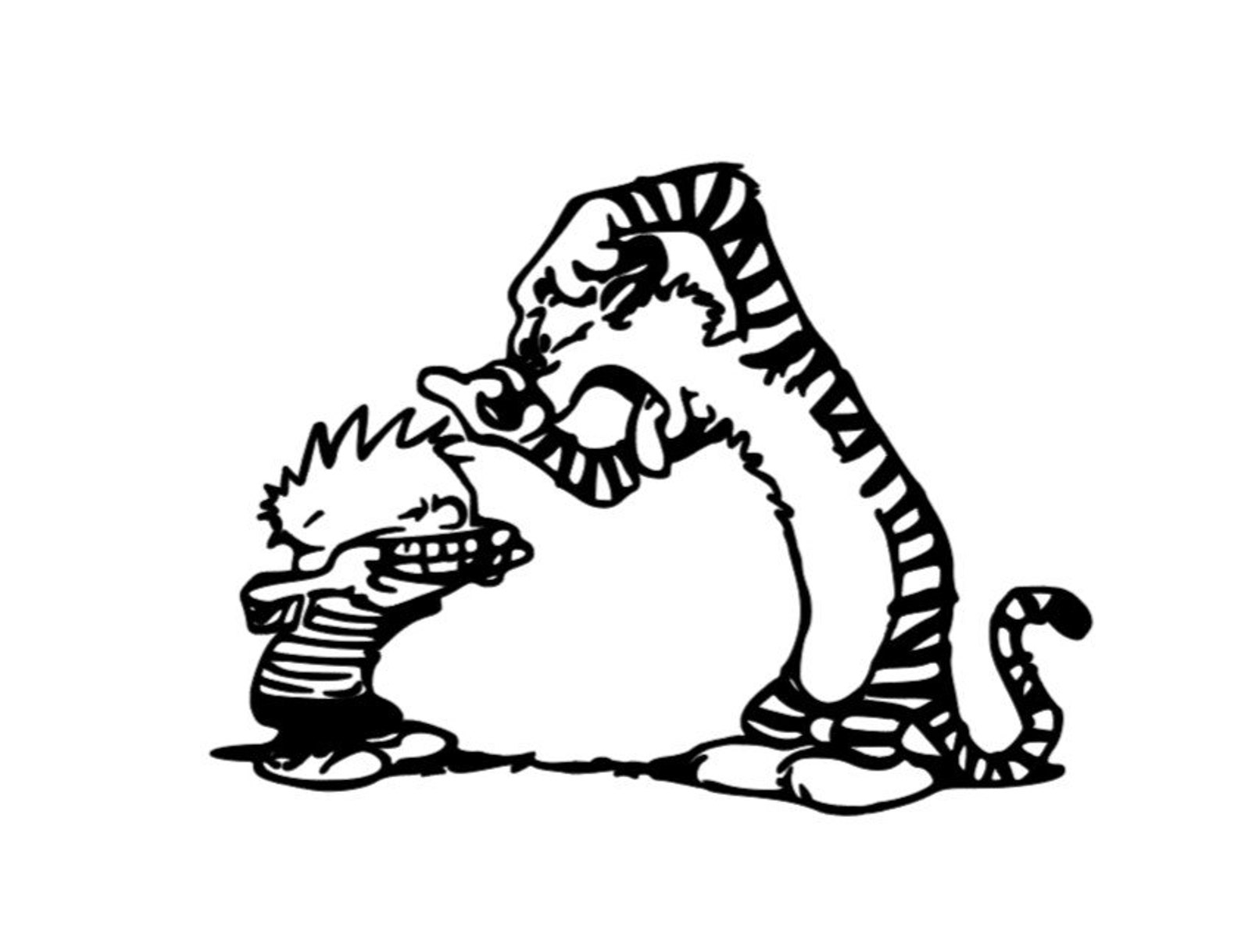 Calvin and Hobbes Faces Svg Png Cut File Download Cricut | Etsy Israel