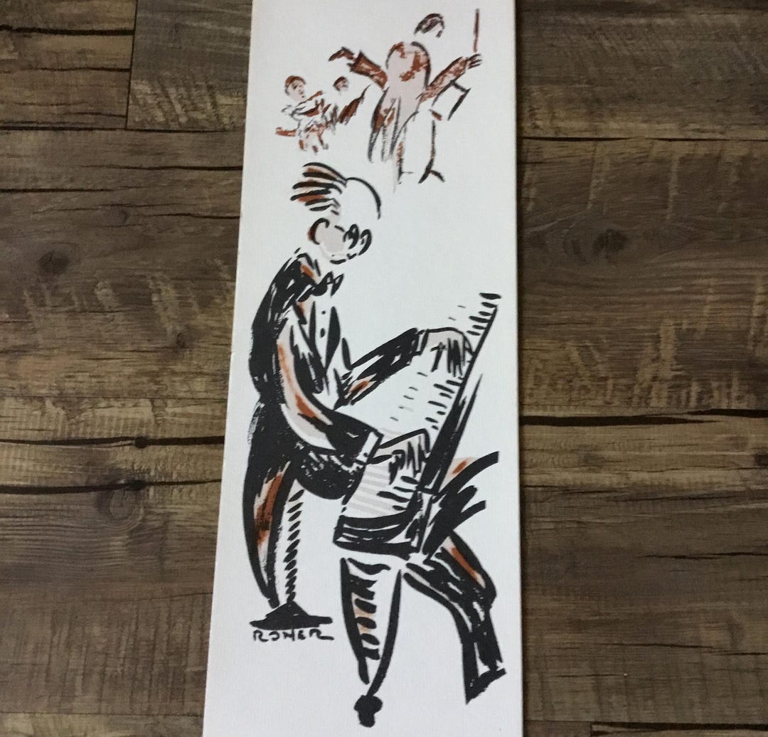 Vintage Print American Artist Fred Roner New York 1960s - Etsy