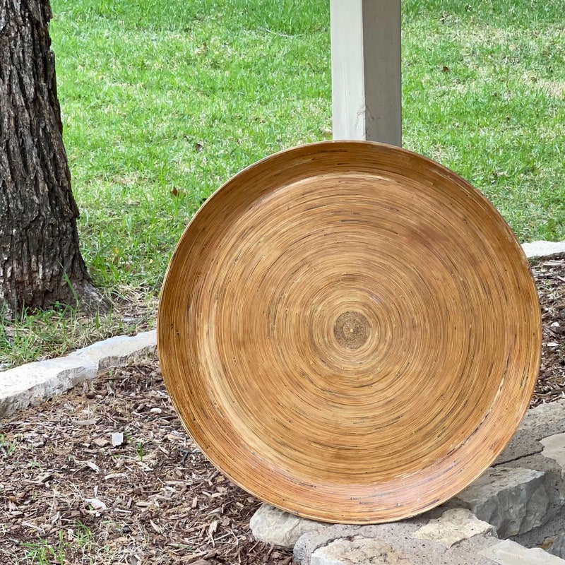 Large Wooden Platter - Etsy