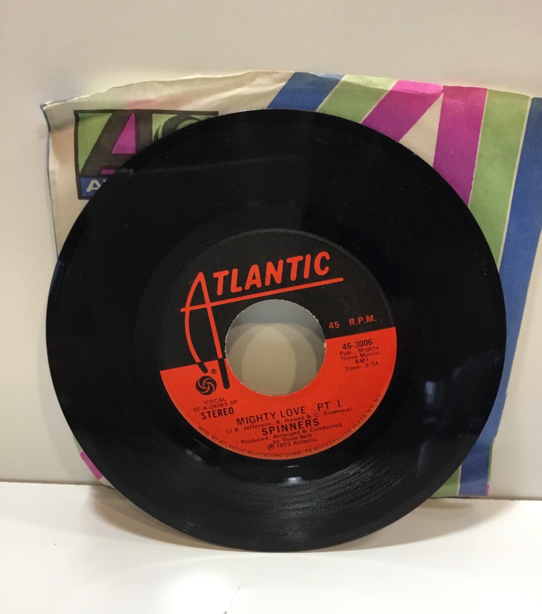 Vintage Vinyl Record Atlantic Record Spinners - Etsy