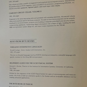 Vintage Book Byte Books Build Your Own Z80 Computer 1981 - Etsy