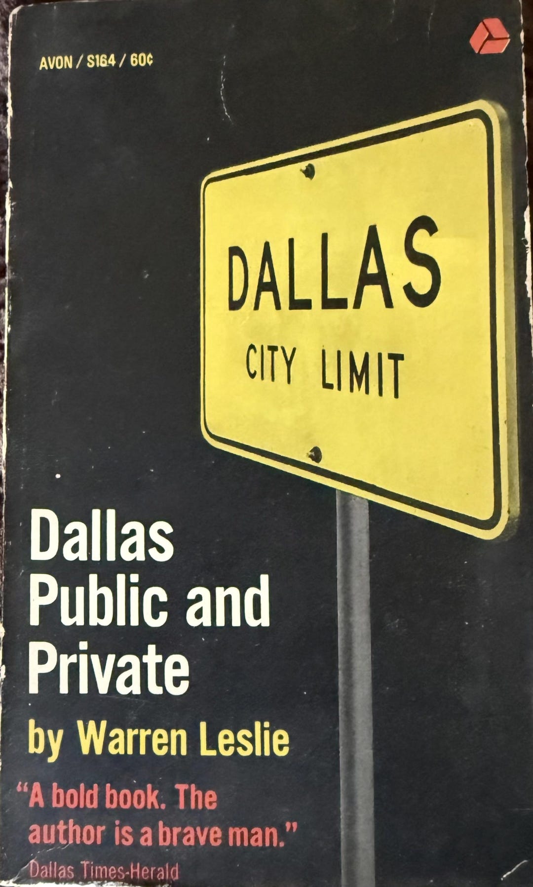 Vintage Book Dallas City Limit by Warren Leslie 1964 JFK USA NY - Etsy