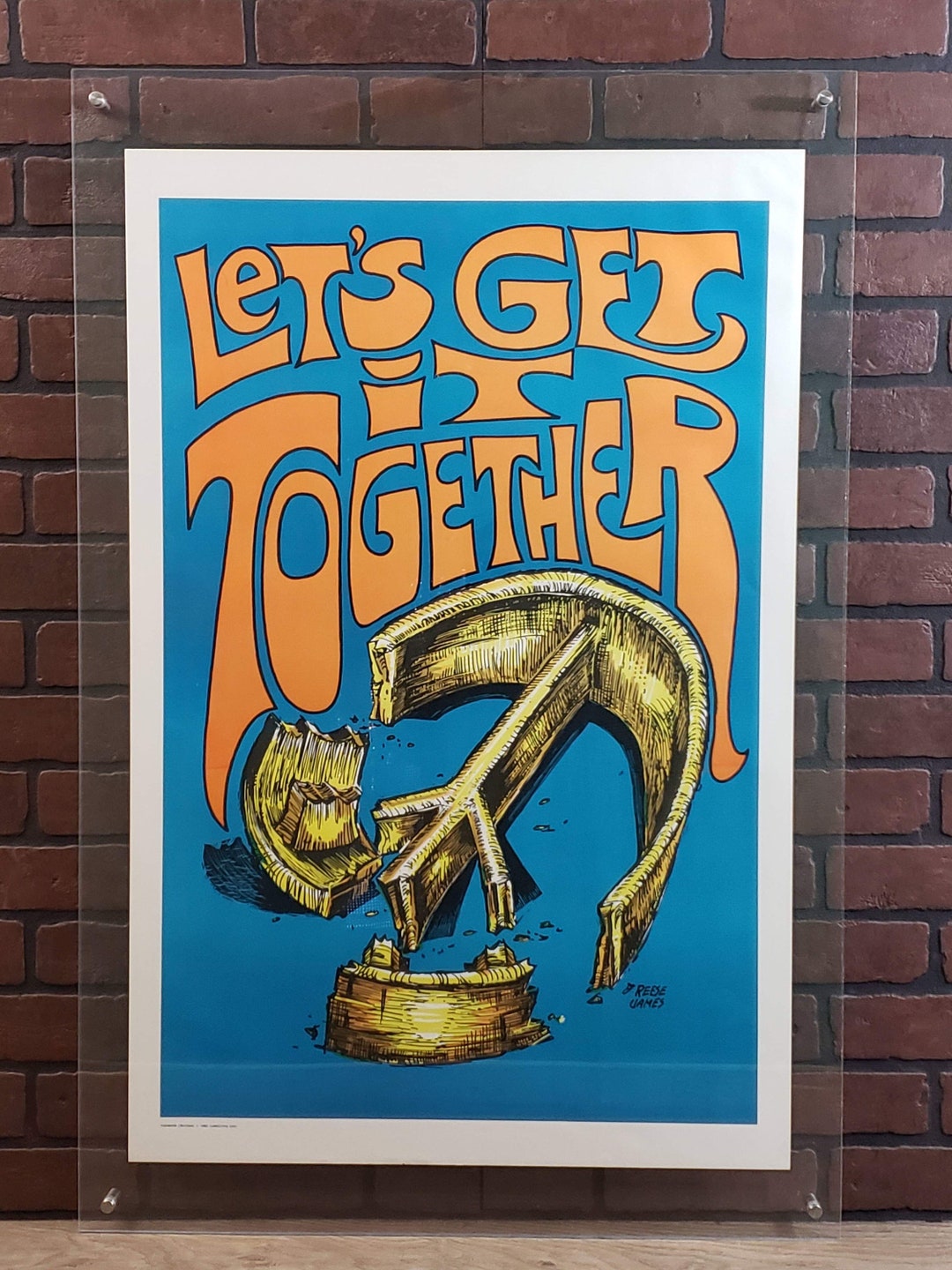 Vintage Poster Authentic Wall Poster Vagabond Creations Reese James - Etsy