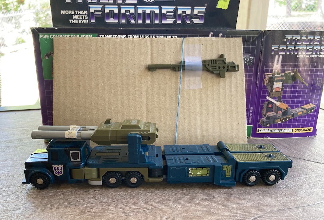 Vintage Transformer “onslaught” 1986 Hasbro Inc - Etsy