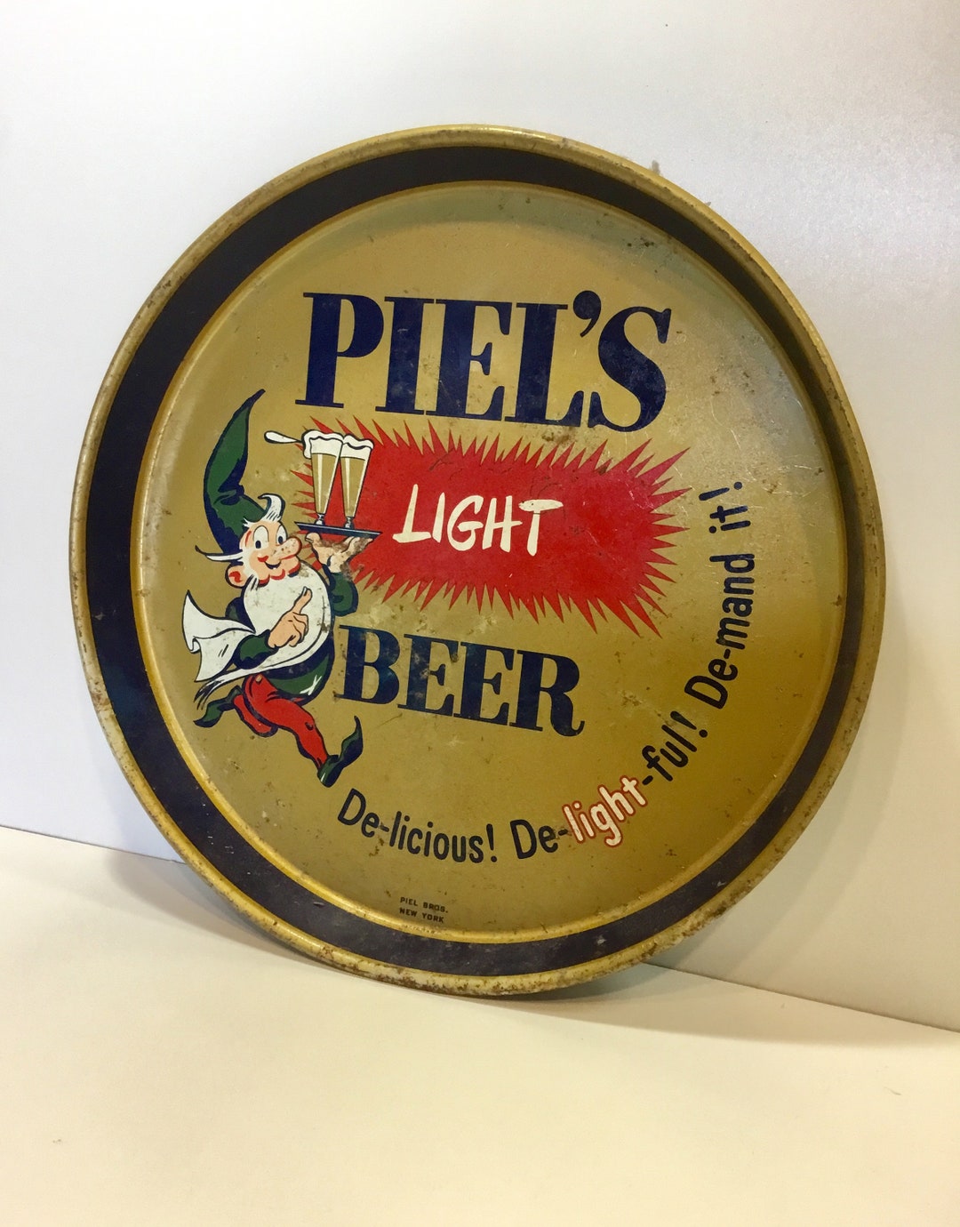 Vintage Piels Light Beer Piels Brothers Beer Tray - Etsy
