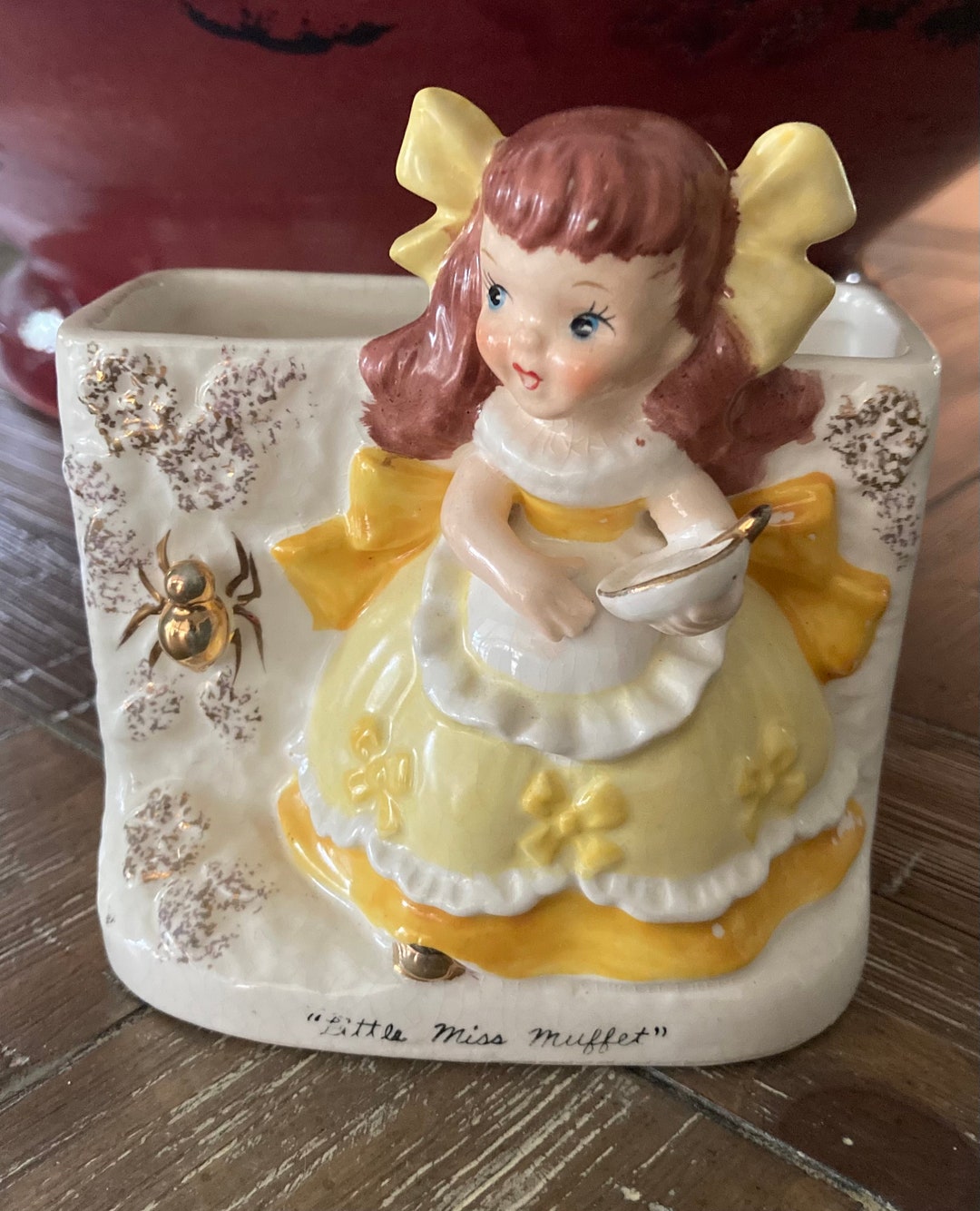 Vintage Little Miss Muffet Planter Napco - Etsy