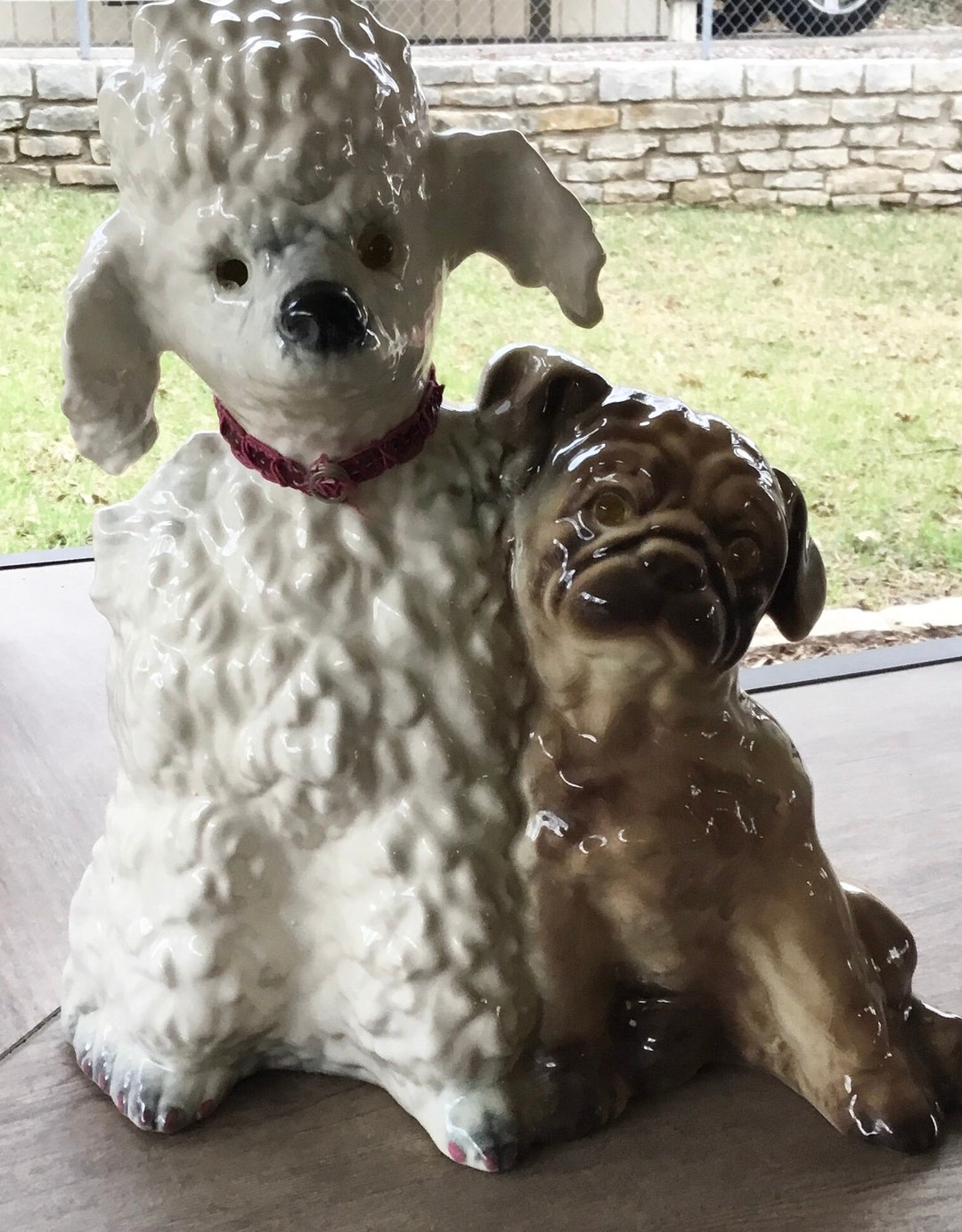 Vintage TV Lamp Poodle Ceramic Tv Lamp - Etsy