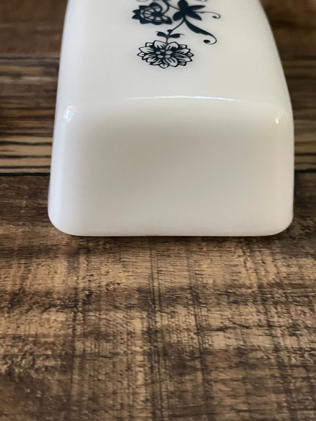 Vintage Pyrex Butter Dish Lid Old Town Blue Onion - Etsy