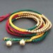 3 Wrap Snake Knot Reggae Brass Bead Bracelet/necklace - Etsy