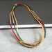 3 Wrap Snake Knot Reggae Brass Bead Bracelet/necklace - Etsy