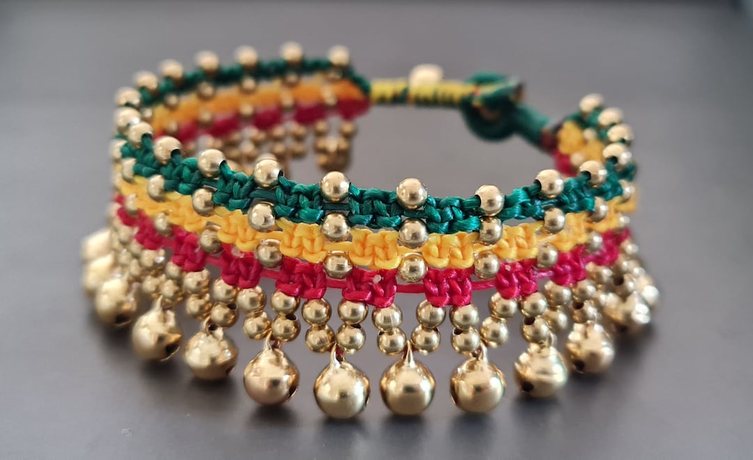 Belly Reggae Brass Jingling Women Jewelry Bracelet Anklet **the Photo ...