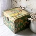Victorian Paper Covered Box, Edwardian Era Jewelry Box, Trinket Box ...