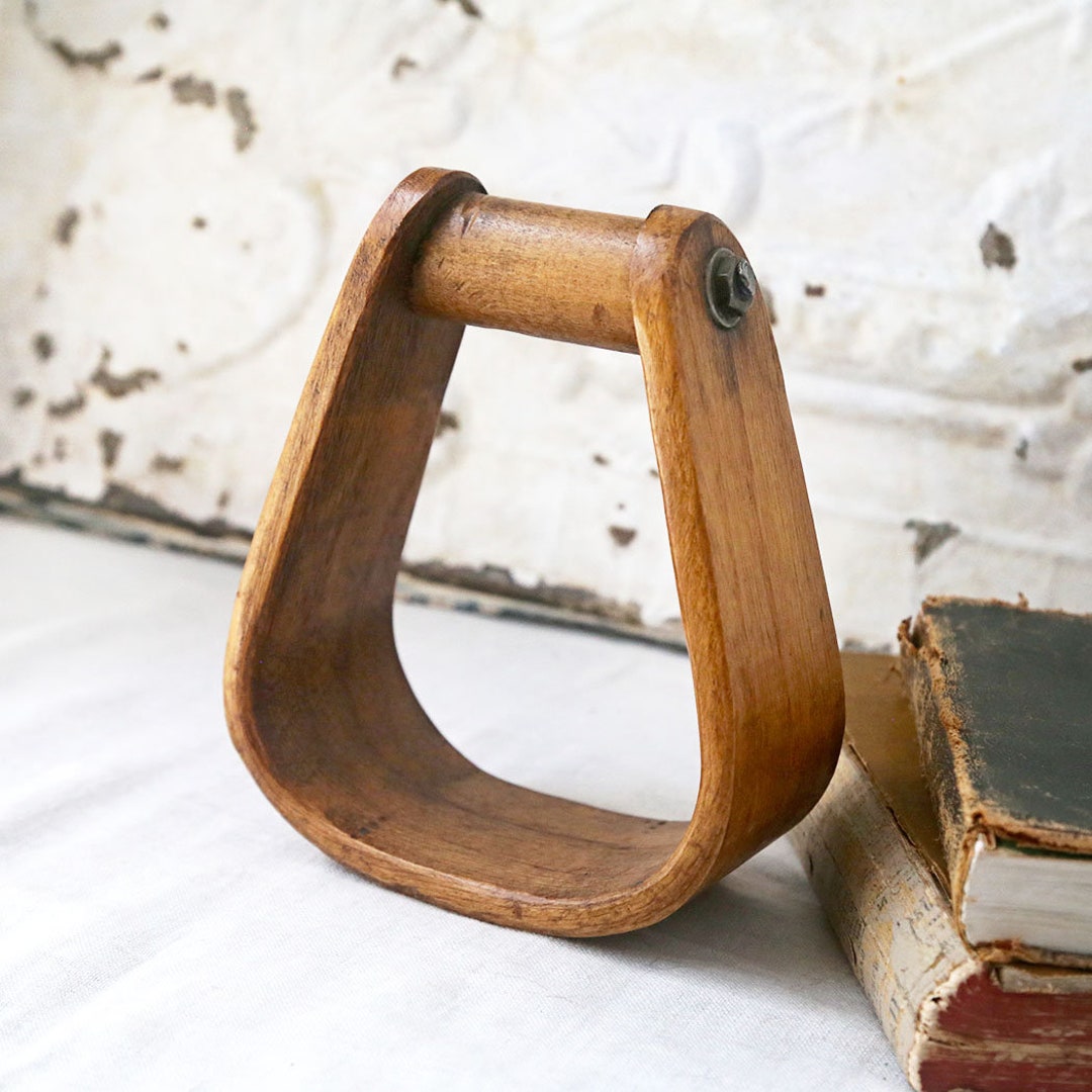 Vintage Wood Stirrup, Small Wood Horse Stirrup, Bentwood Stirrup ...