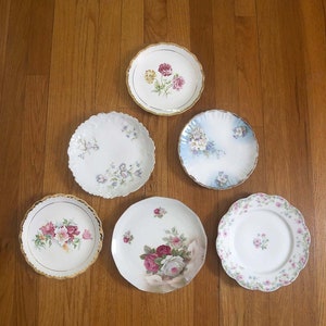 Vintage Wall Plate Collection, Cottage Plate Collection, Mismatched ...